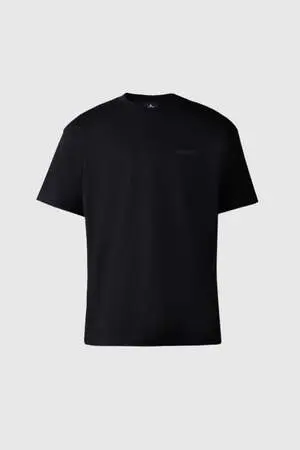 Mackage Tee-rz Tee-shirt With Silicone Logo - Black