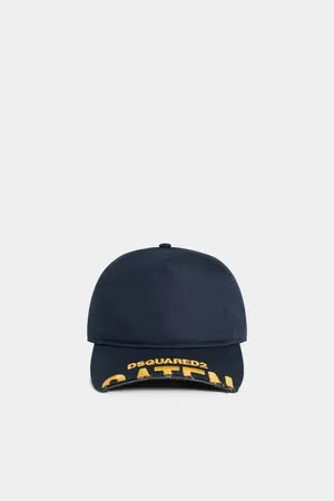 Dsquared2 Baseball Cap With Maxi Lettering - Blue