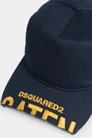 Dsquared2 Baseball Cap With Maxi Lettering - Blue