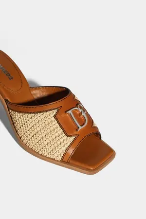 Dsquared2 Jungle Rafia Sandals