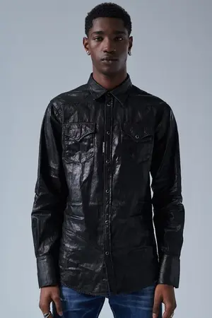 Dsquared2 Shiny Wash Classic Western Shirt