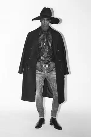 Dsquared2 Shiny Wash Classic Western Shirt