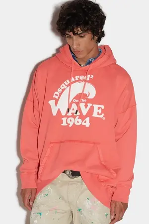 Dsquared2 On The Wave Hoodie - Pink