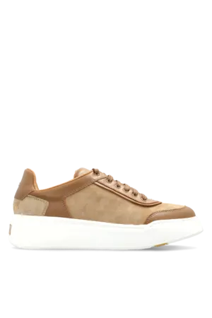 Max Mara Leather Sports Shoes - Brown