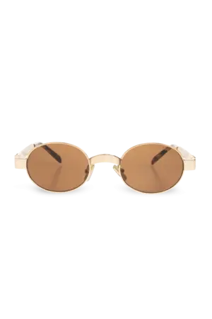 Miu Miu B51s" Sunglasses - Gold