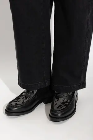 ALLSAINTS Leather Loafers With Paneled Detail