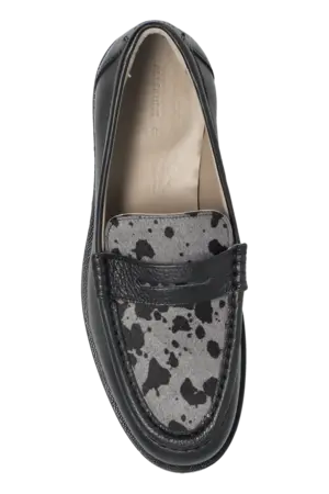 ALLSAINTS Leather Loafers With Paneled Detail