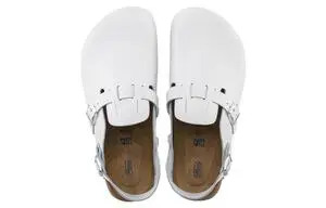 BIRKENSTOCK Kay Sl Natural Leather Narrow Fit Sandals - White