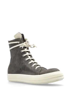 Rick Owens Vegan Sneaks High-top Sneakers - Grey