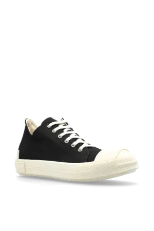 Rick Owens Low Top Canvas Sneakers