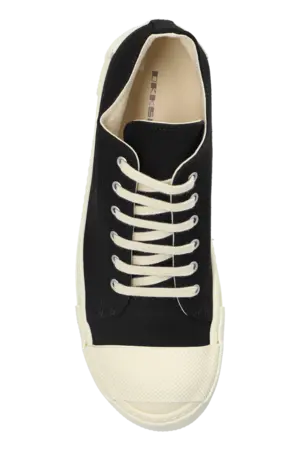 Rick Owens Low Top Canvas Sneakers