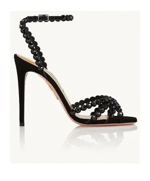 AQUAZZURA Open-toed High-heeled Sandals - Black