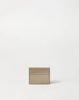 Brunello Cucinelli Suede Card Holder