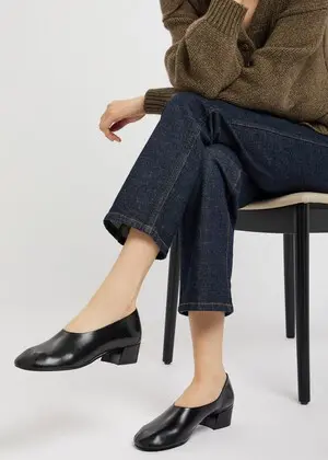 Khaite Marcy 30 Leather Pumps