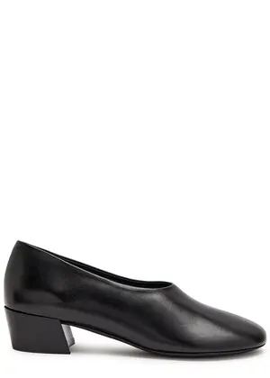 Khaite Marcy 30 Leather Pumps - Black