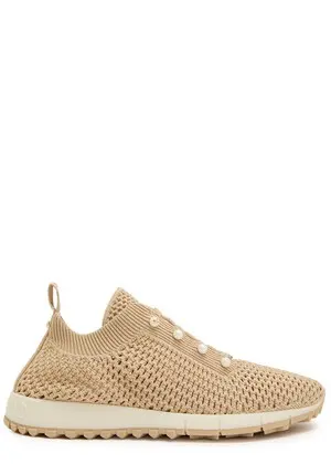 JIMMY CHOO Veles Mesh-knit Sneakers