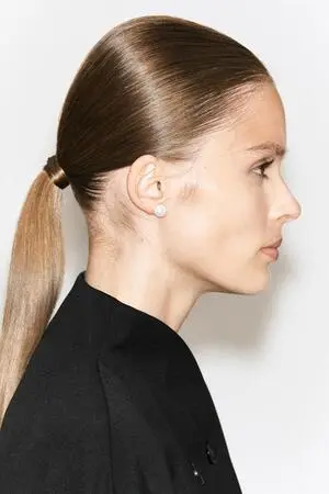 Cos Asymmetric Freshwater Pearl Drop Earrings