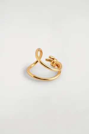 Cos Knotted Sculptural Ring