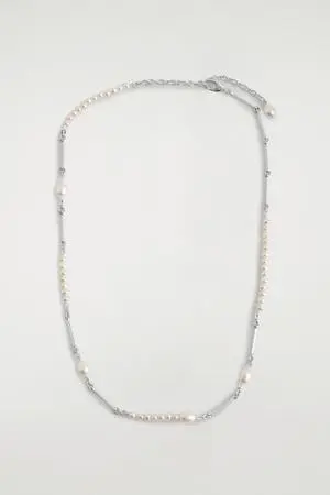 Cos Asymmetric Freshwater Pearl Necklace
