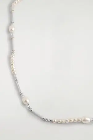 Cos Asymmetric Freshwater Pearl Necklace