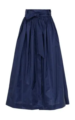 Martin Grant Gathered Wool Silk Skirt