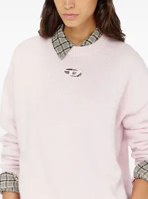 DIESEL® Logo Wool Blend Sweater