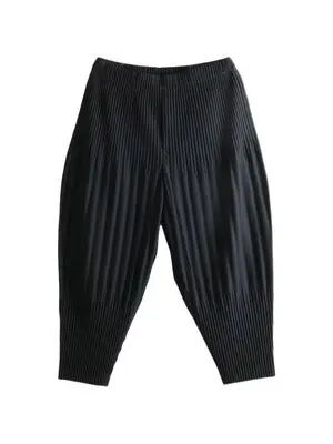 Issey Miyake Pleated Trousers - Black