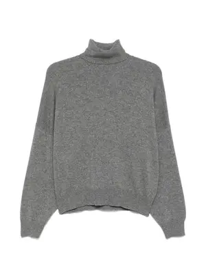 Brunello Cucinelli Cashmere Turtle-neck Sweater - Grey