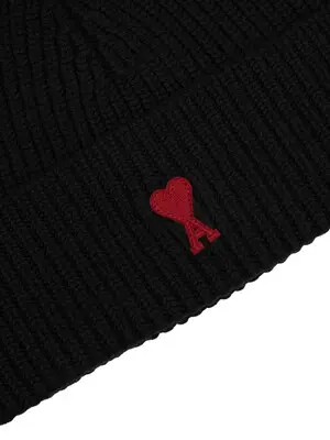 AMI Paris Wool Beanie Hat
