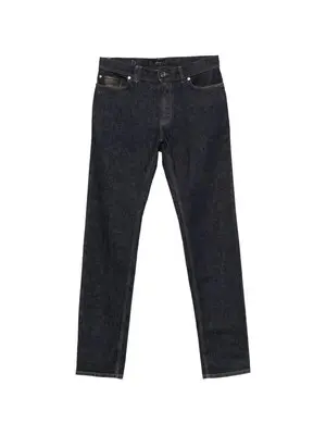 Brioni Cotton And Cashmere Denim Jeans - Blue