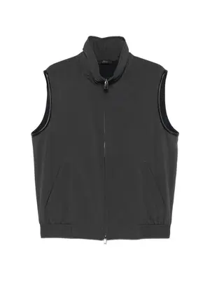 Brioni Nylon Down Vest - Grey