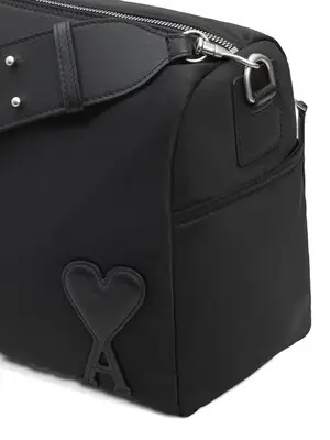 AMI Paris Marcel Large Nylon Shoulder Bag