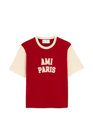 AMI Paris Logo T-shirt - Red