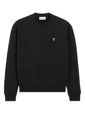 AMI Paris De Coeur Sweatshirt - Black