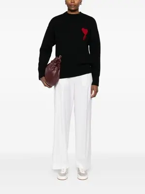 AMI Paris De Coeur Wool Cardigan