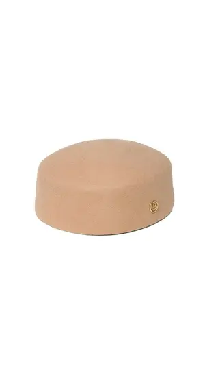 LE TRAP Zermatt Pillbox Hat - Beige