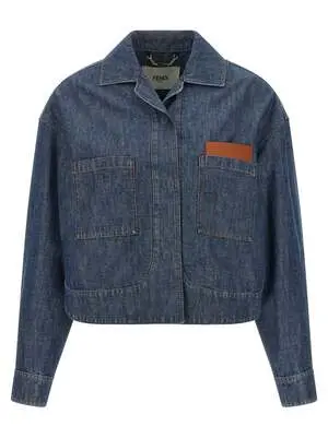 Fendi Chambray Denim Jacket - Blue