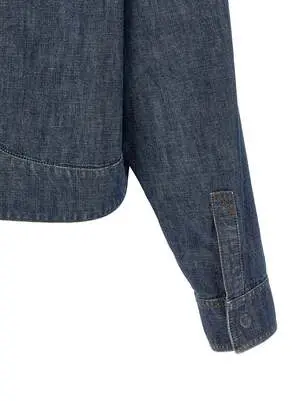 Fendi Chambray Denim Jacket - Blue