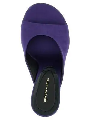 Dries Van Noten Satin Mules
