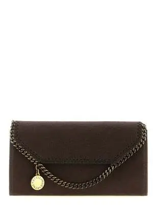 Stella McCartney Continental Falabella' Wallet On Chain - Brown