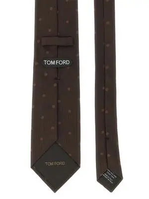 TOM FORD Polka Dot Silk Tie