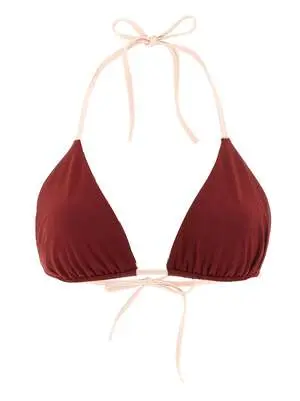 Fendi Pequin Reversible Bikini Top - Multicolor