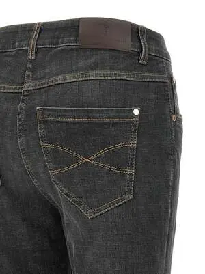 Brunello Cucinelli Slim Jeans - Gray