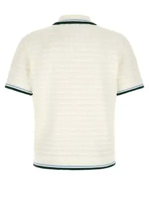 Casablanca Bouclé Polo Shirt