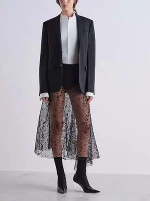 Fendi Merino Wool Single-breasted Blazer - Multicolor