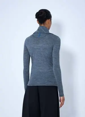 JIL SANDER Quarter-zip Long Sleeve Top
