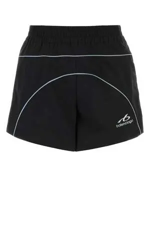 Balenciaga Tech Fabric Shorts - Black