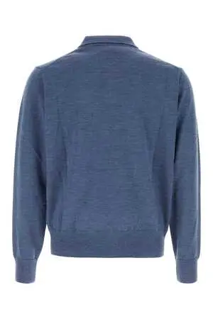 VIVIENNE WESTWOOD Air Force Wool Mark Polo Shirt - Blue
