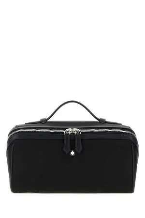 Montblanc Canvas Handbag - Black