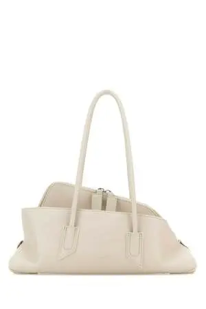 Attico La Passeggiata" Leather Shoulder Bag - White